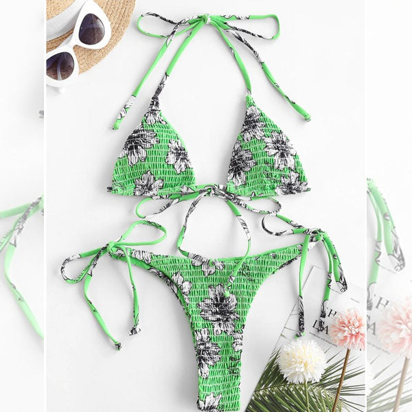 Terra Summer Triangle Top String Bikini – The Wildflower Shop